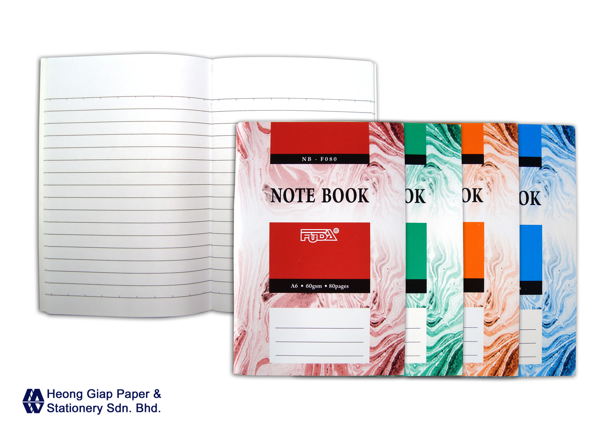Fuda Note Book - Notebook | Malaysia | Heong Giap Paper & Stationery ...